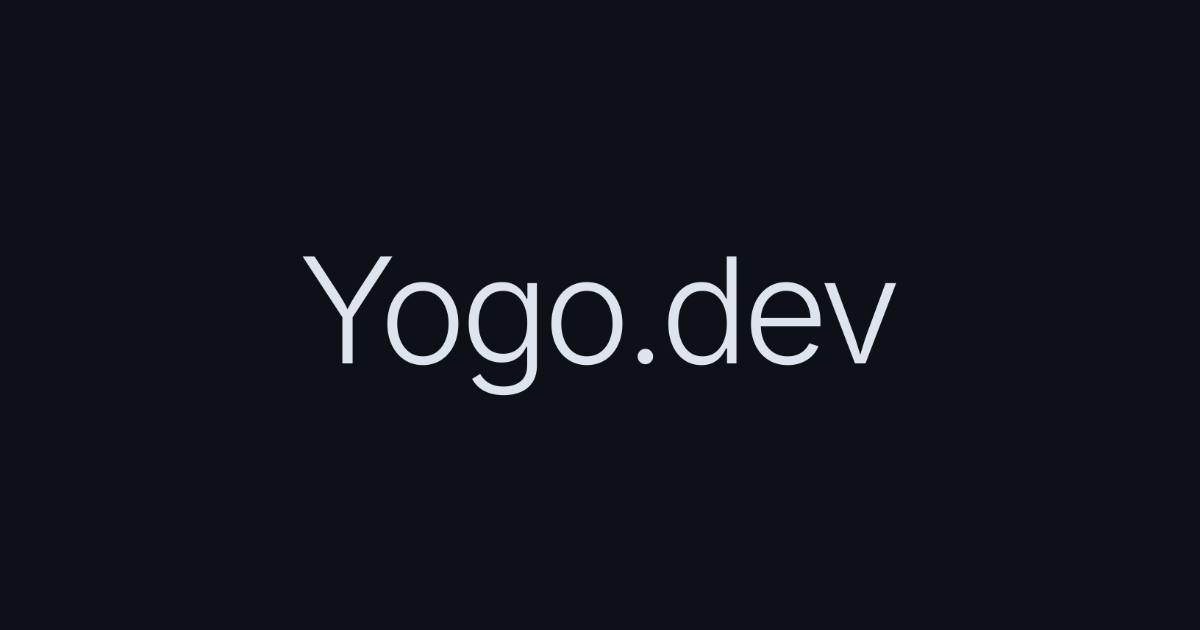Yogo.dev